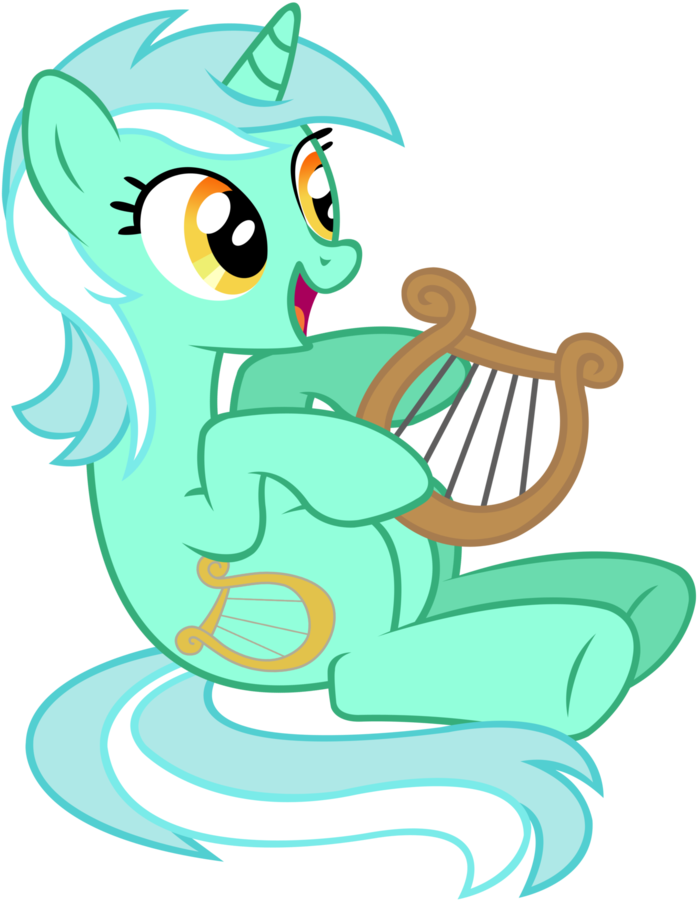 Lyra's Lyre By Moonbrony - Deviantart - Full Size PNG Clipart Images ...