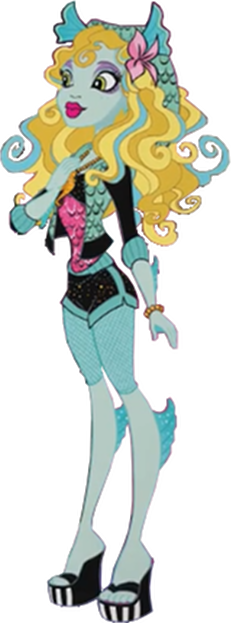 Mh 2d - Monster High Lagoona Blue - (231x623) Png Clipart Download