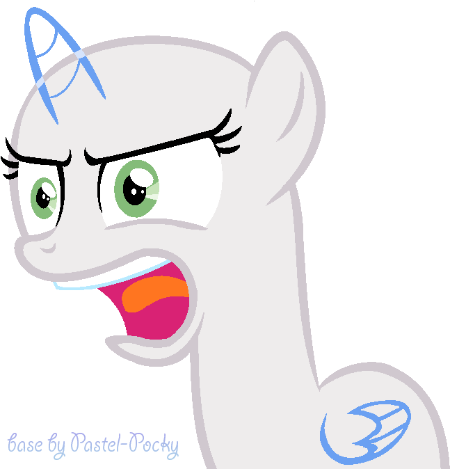 I'm Not Yelling - Mlp Screaming Bases - (670x674) Png Clipart Download