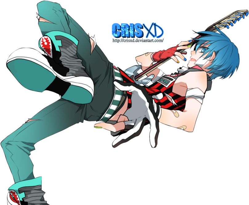 Render Blue Hair By Crisxd - Blue Haired Anime Boy Render - (900x675 ...