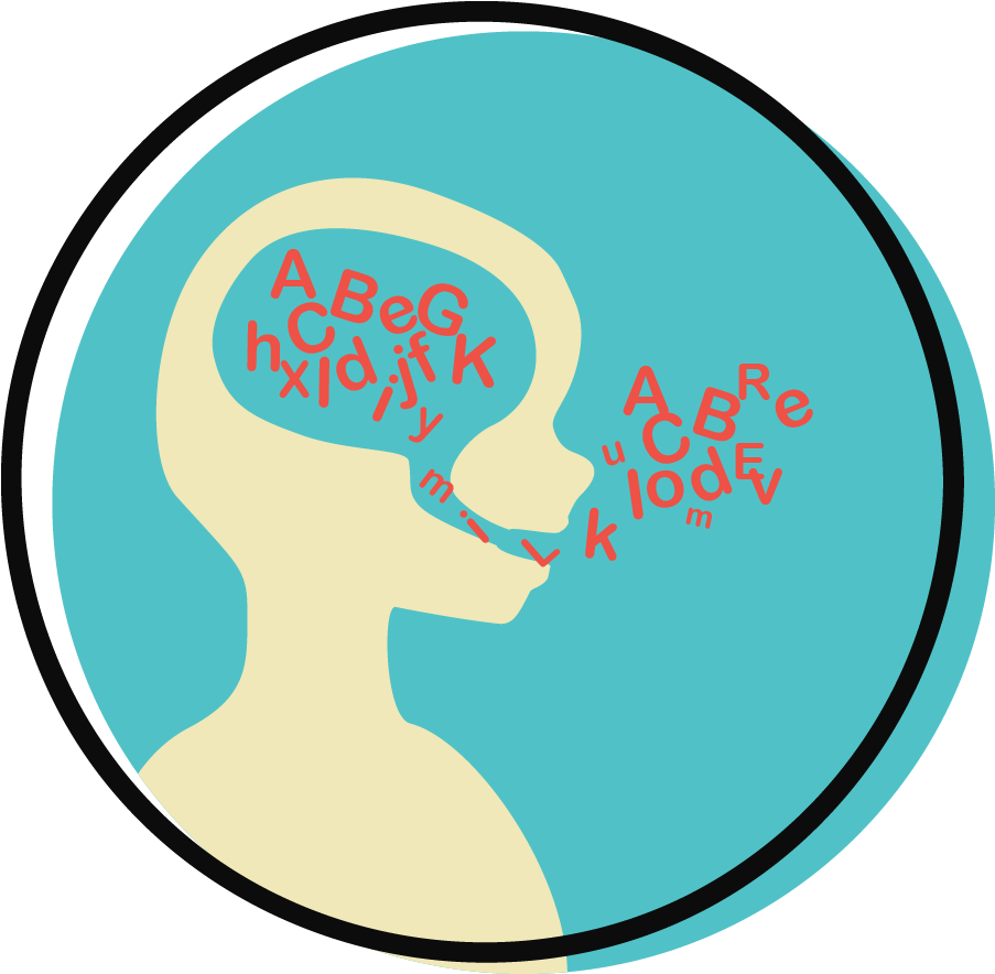 Language Disorders - Circle - Full Size PNG Clipart Images Download