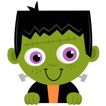 Peeking Frankenstein Svg Scrapbook Title Svg Cutting - Cute Halloween ...