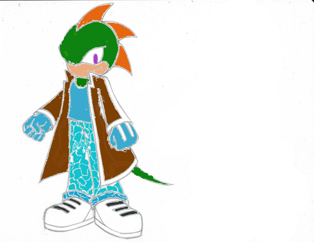 Rodney The Gecko By Megaspinosaur - Cartoon - (1018x784) Png Clipart ...