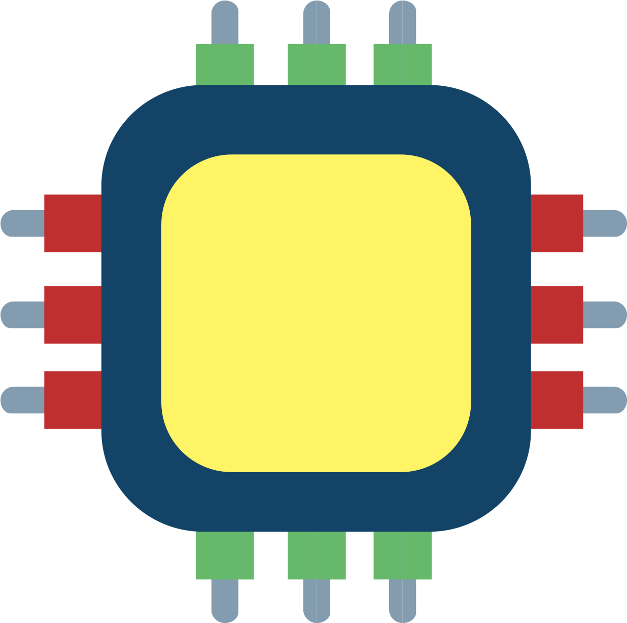 Image - Integrated Circuit - (1754x1754) Png Clipart Download