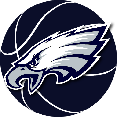 Wethersfield Eagles Girls Basketball - Black Philadelphia Eagles Logo ...