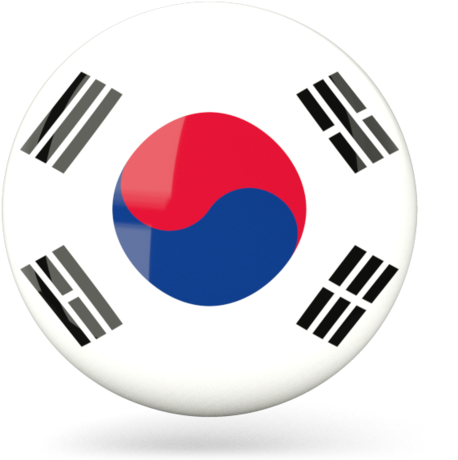 Illustration Of Flag Of South Korea - Emblem Of South Korea - Full Size ...