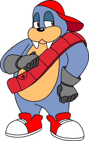 Satam Rotor Walrus - Sonic Satam Rotor - (304x480) Png Clipart Download