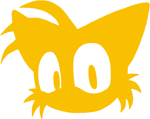 Tails Head Silhouette By Samsonic - Miles Tails Prower Head - (676x532 ...