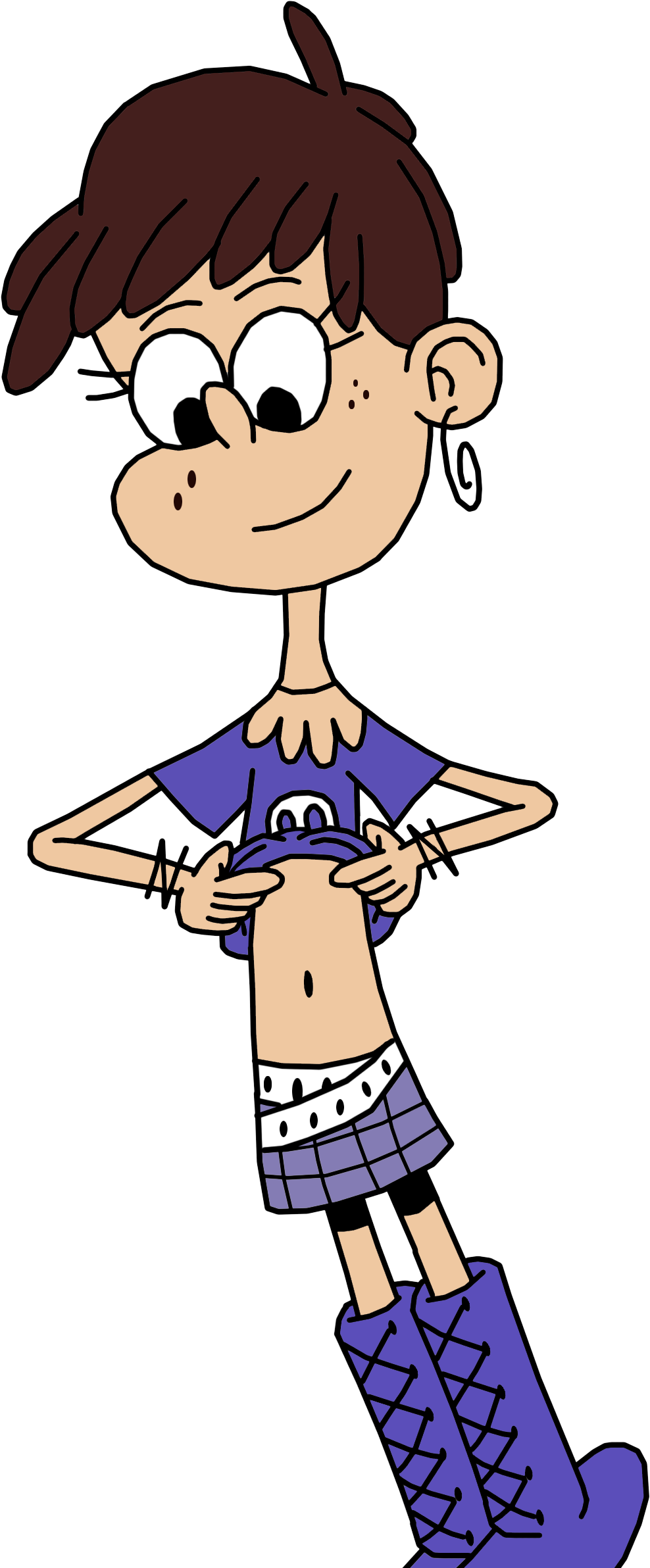 Loud House The Belly Related Keywords & Suggestions - Cartoon - (988x2384) Png Clipart Download