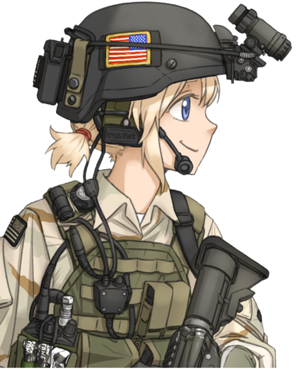 Operator Chan - (600x744) Png Clipart Download