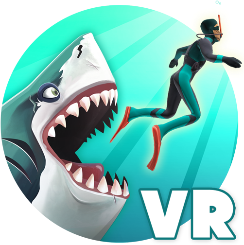 Hungry Shark Vr - (512x512) Png Clipart Download