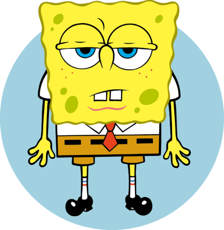 Sad Spongebob Clipart - Spongebob - (457x470) Png Clipart Download