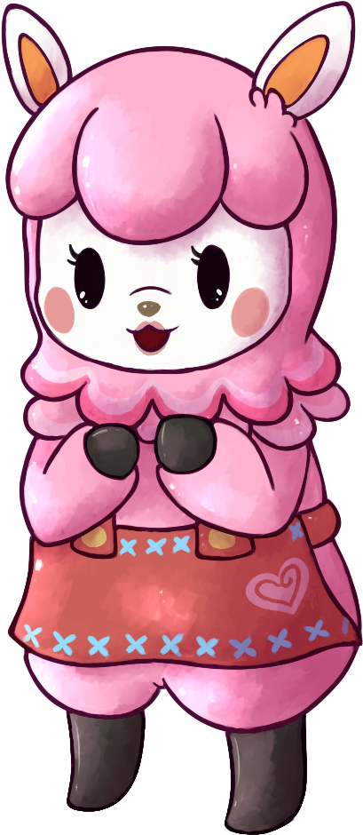 Pink Alpaca By Inukibi - Alpaca - (700x960) Png Clipart Download