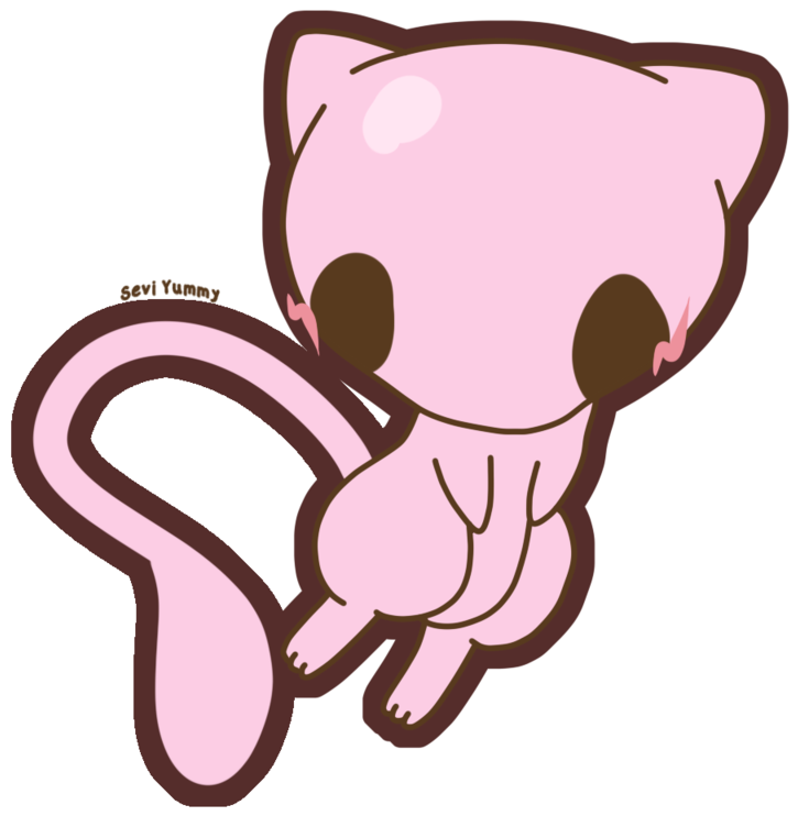 Pokemon Mew Emote - (800x800) Png Clipart Download