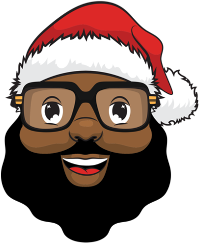 Audio - Black Santa Baron Davis - (500x502) Png Clipart Download