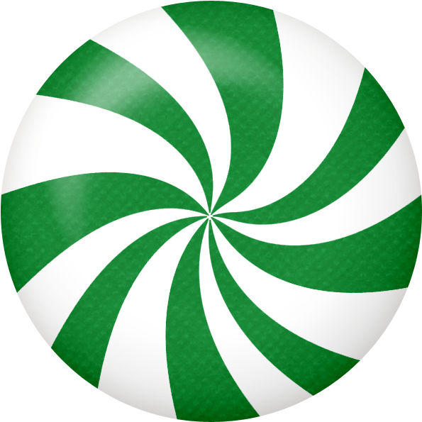 Christmas Peppermint Candy Clip Art - Christmas Candy Clipart - Full ...