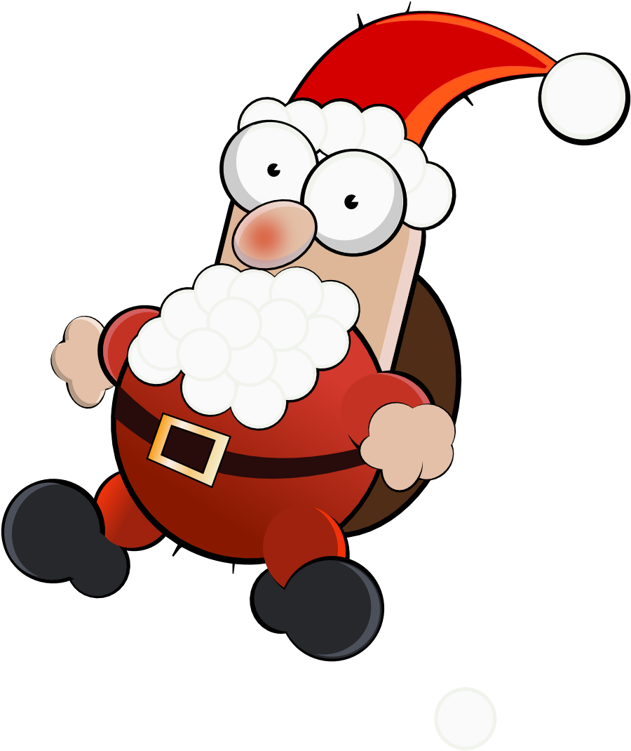 Clipart - X-mas Man - Santa Claus Cartoon Png - (1969x2293) Png Clipart ...