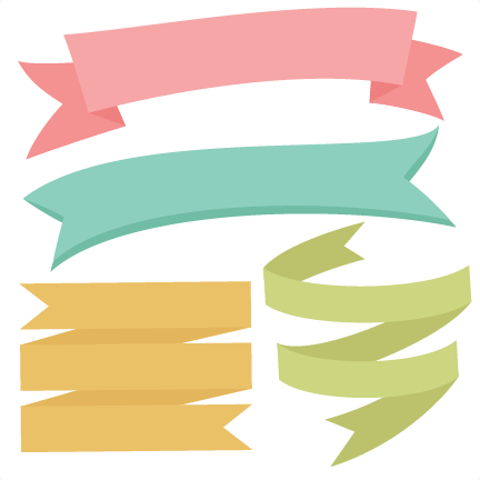 Beautiful Banners Clipart Banner Svg Cutting Files - Cute Banners Png ...