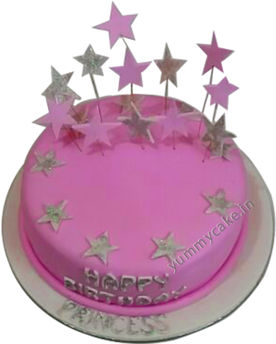Cake-119 - Half Kg Birthday Cake - (500x500) Png Clipart Download