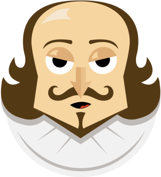 Shakespeare Clipart Transparent - William Shakespeare Emoji - (549x600 ...