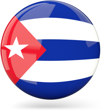 Illustration Of Flag Of Cuba - Cuba Flag Round Png - (640x480) Png ...