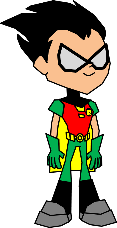 Robin Ttg - - Teen Titan Robin - (393x766) Png Clipart Download