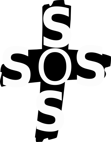 Sos Cross - (468x597) Png Clipart Download