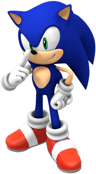 Rock On Twitter - Dreamcast Sonic Render Png - (600x600) Png Clipart ...