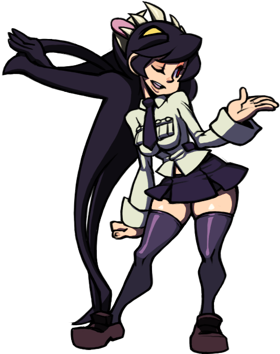 Skullgirls Is Beyond Sprite Sheets - Filia Skullgirls - (565x699) Png ...