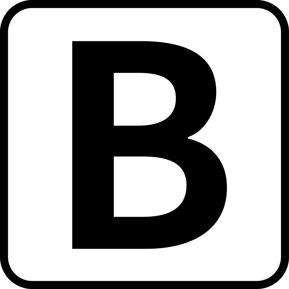 Png File - Bold Icon Clipart Black And White - (980x980) Png Clipart ...