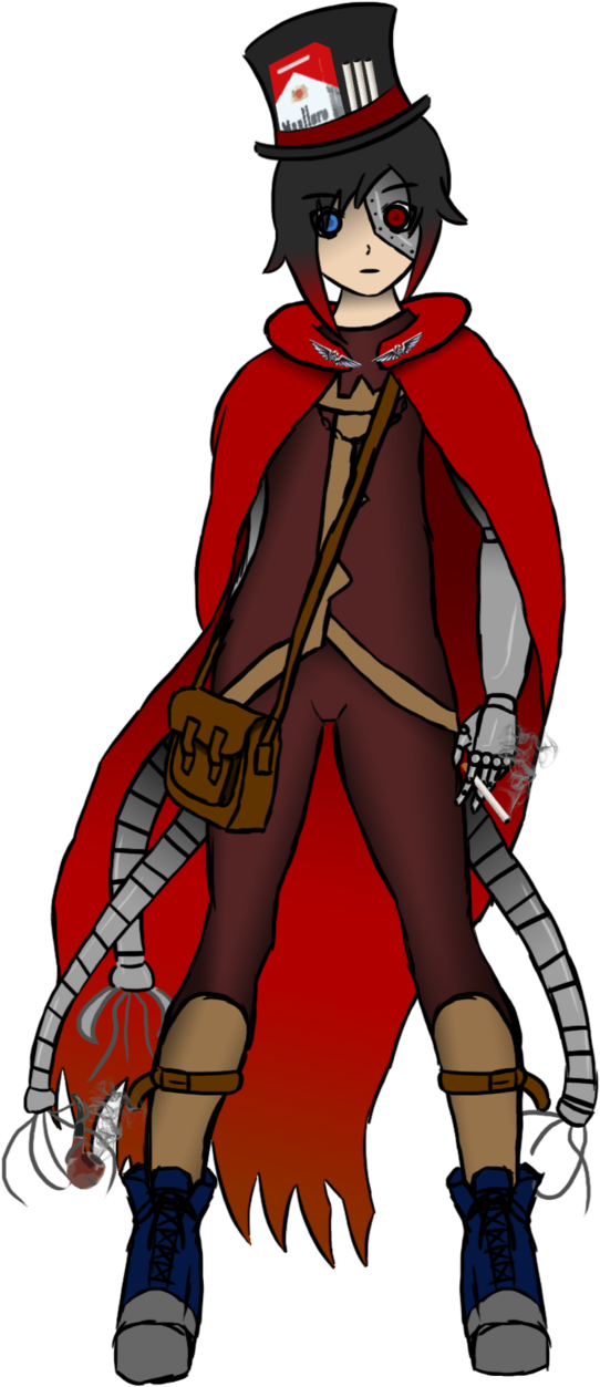 Ruby Tech Priest By Kero147 - Cartoon - (621x1284) Png Clipart Download