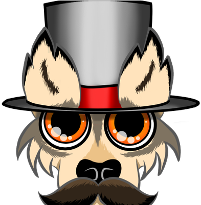 Logic Wolf - Gray Wolf - (400x400) Png Clipart Download