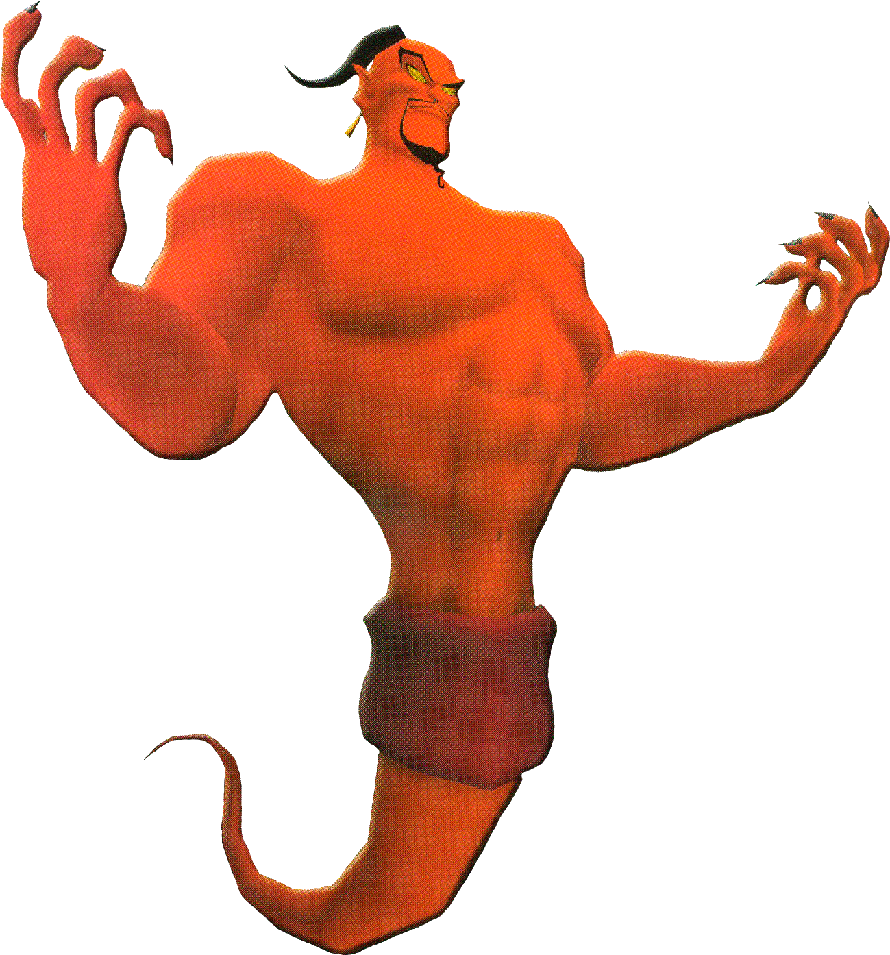 Jafar- Genie Form Kh - Jafar- Genie Form Kh - (1299x1394) Png Clipart ...