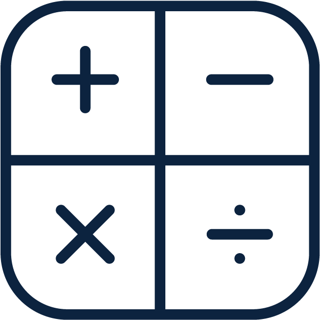 Math - Calculator - (834x834) Png Clipart Download