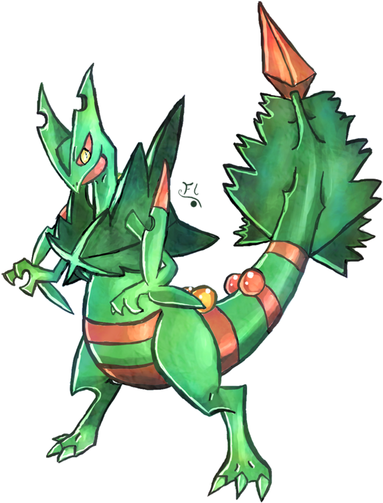 Image Result For Sceptile Mega Evolution - Drawing - (787x1014) Png ...