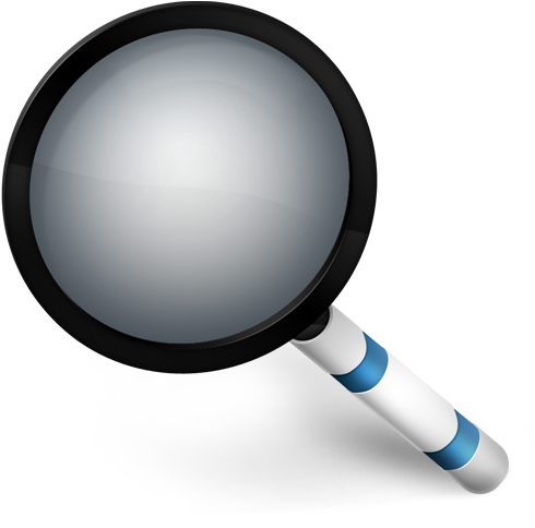 Search Icon Png Transparent Red - Full Size PNG Clipart Images Download