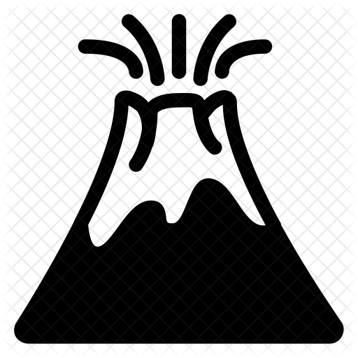 Volcano Icon - Volcano Icon Png - (512x512) Png Clipart Download