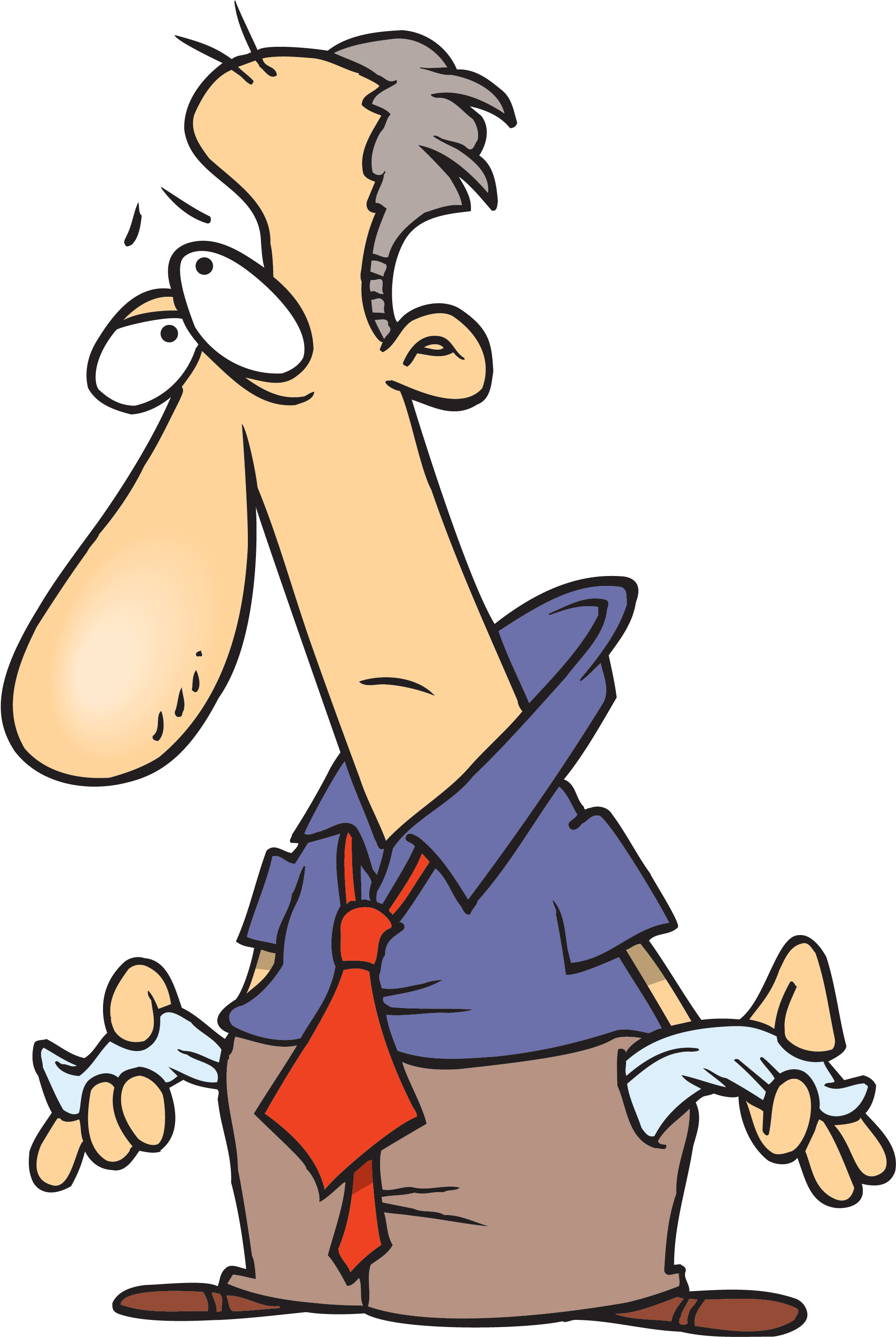 No Money Cartoon - Cartoon - (2000x2984) Png Clipart Download