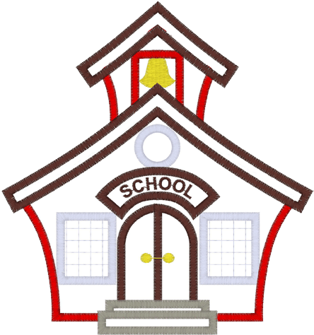 School House - School House Vector - (477x477) Png Clipart Download