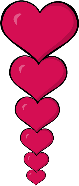 Valentines Day Hearts Clipart Transparent - Valentine Border Clip Art ...