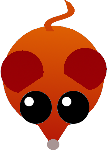Red Mouse - Ladybug - (500x500) Png Clipart Download