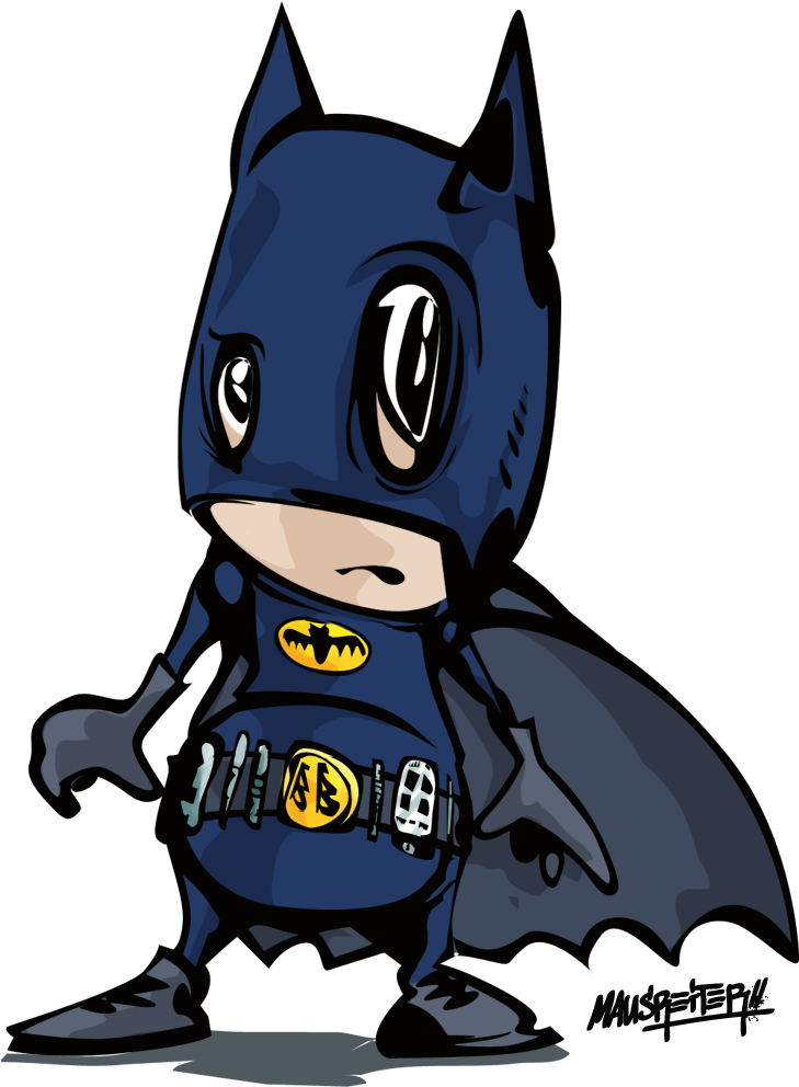 Free Cartoon Baby Batman - Batman - (855x1082) Png Clipart Download