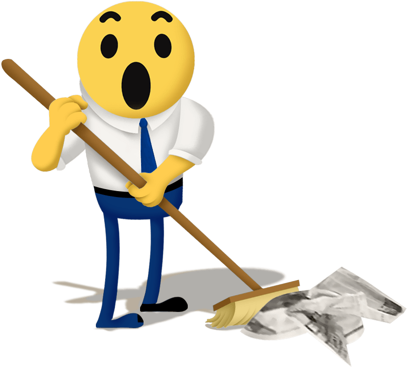 Emoji Sweeping - Sweeping Emoji - (899x781) Png Clipart Download