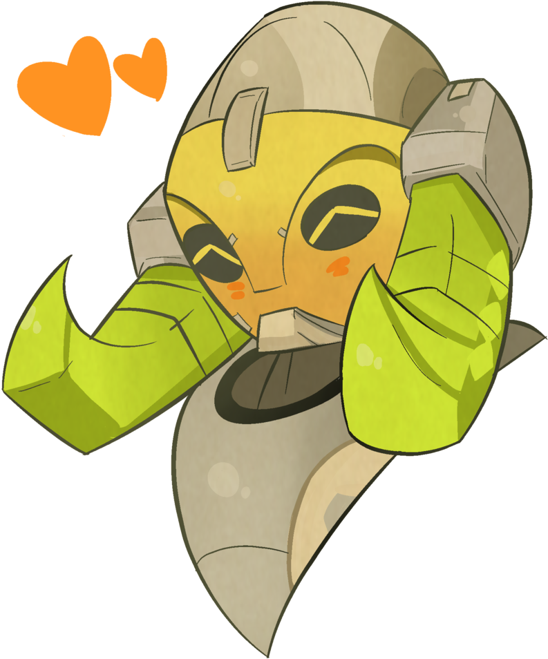 Orisa Fanart - (1024x1029) Png Clipart Download