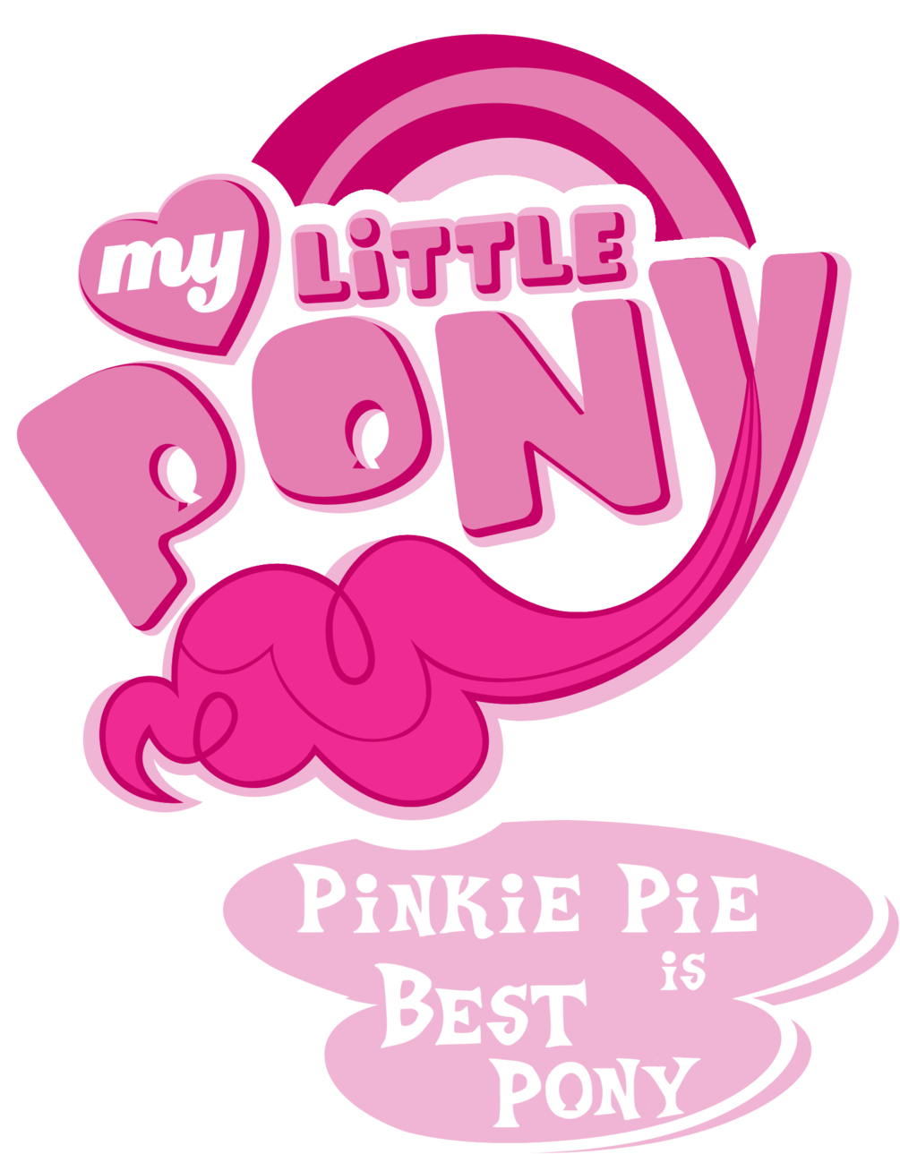 My Little Pony Logo - My Little Pony Friendship - (1024x1306) Png ...