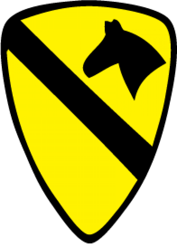 1st Cavalry Division Logo - (600x826) Png Clipart Download