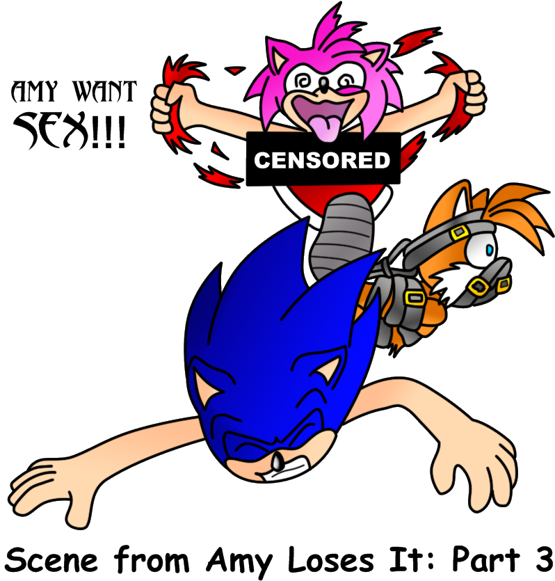 Scene From Amy Loses It - Amy Rose Rape Sonic - Full Size PNG Clipart ...
