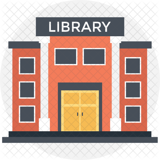 Library Icon - Building - (512x512) Png Clipart Download