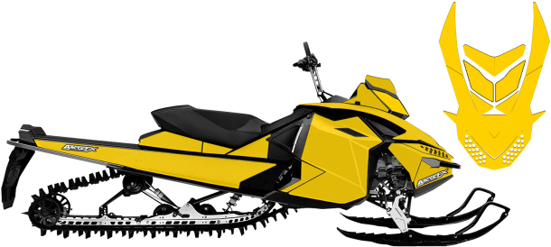 Solid Color Wraps Designs - Ski-doo - (650x312) Png Clipart Download