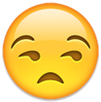 U 1f612 - Side Eye Emoji - (380x380) Png Clipart Download